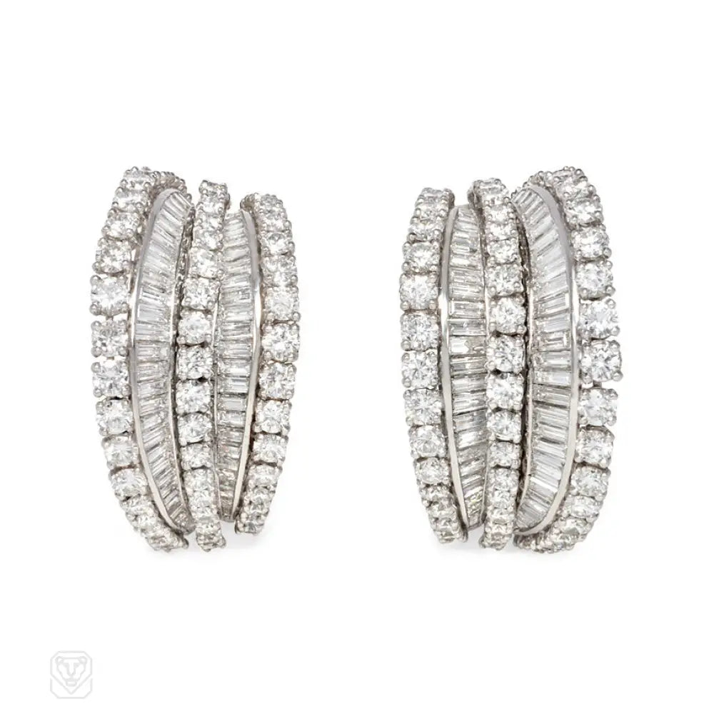 White gold hoop earrings tiffany store